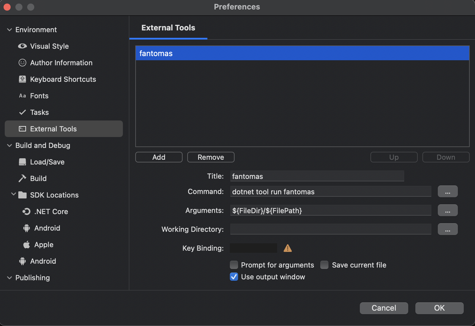 Visual Studio | fantomas